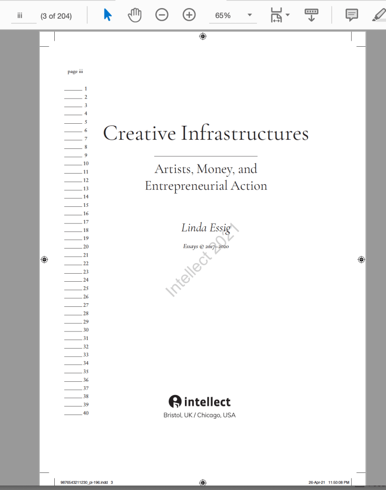 Creative Infrastructure